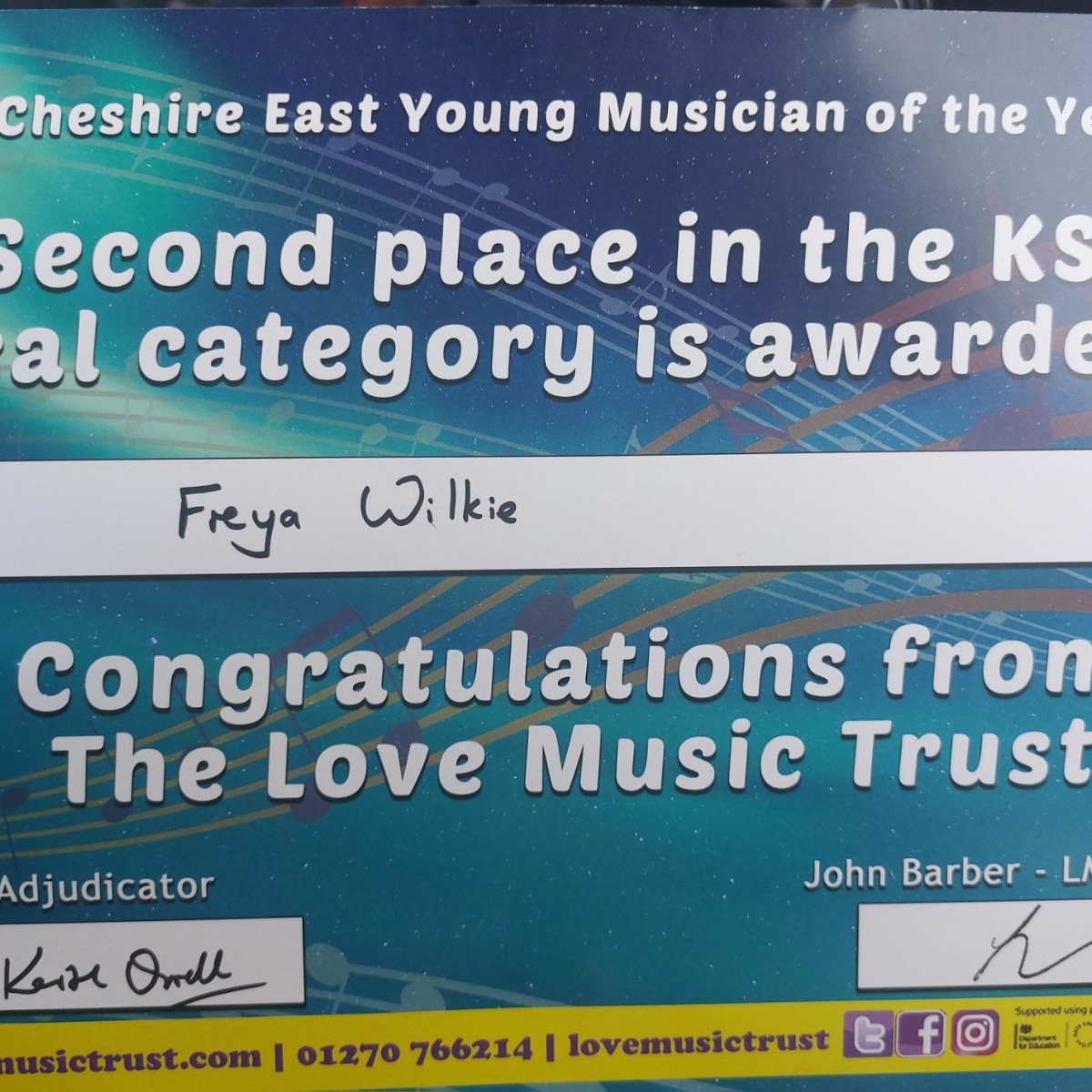 Malbank School & Sixth Form College - Singing Success